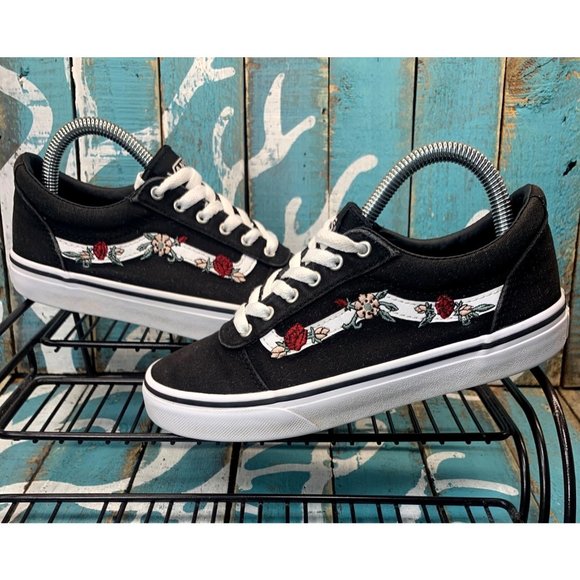 Vans | Shoes | Vans Shoes 4 Old Skool Art Rose Running Sneakers 50074 ...